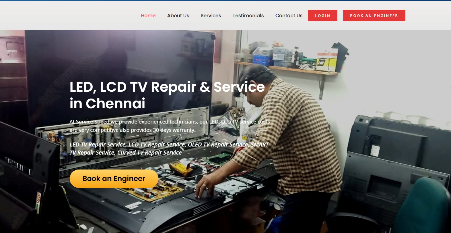 Top 9 TV Service Center in Chennai | Expert LED & LCD TV Repairs